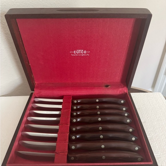 Cutco | Kitchen | Cutco 59 8 Piece Steak Knife Set In Original Box Exec Condition | Poshmark